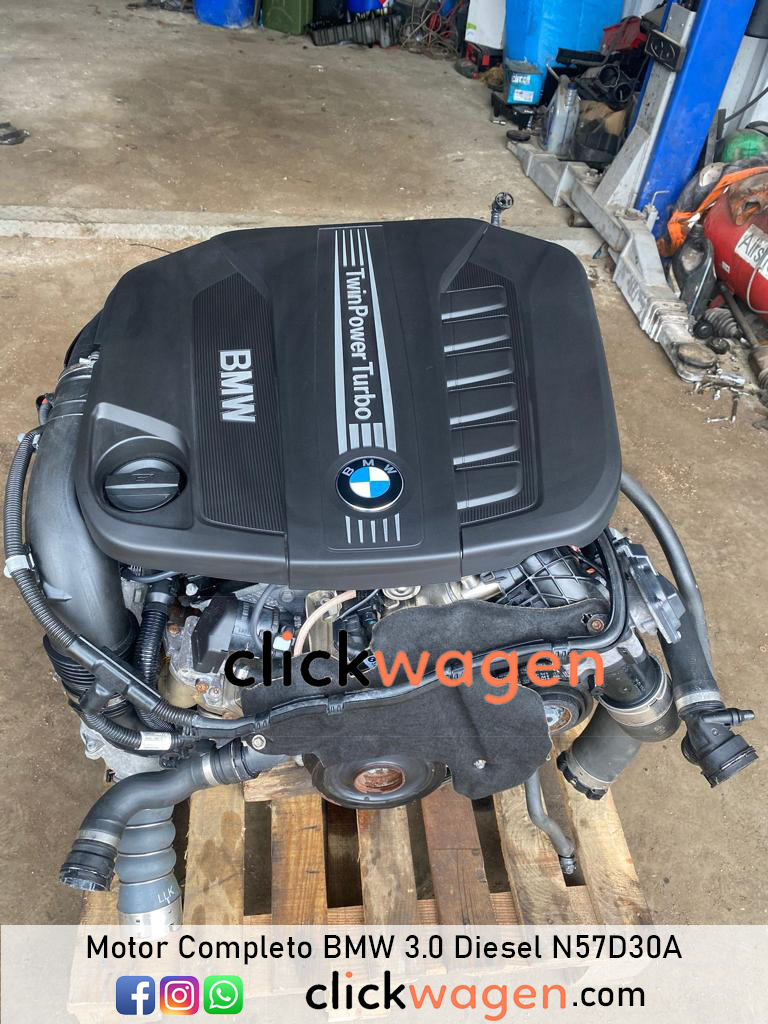 Motor Completo BMW 330d 430d 530d 630d 740d X5 X6 3.0 Diesel N57D30A ...